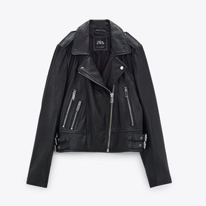 Zara | Jackets & Coats | Zara Leather Biker Jacket | Poshmark